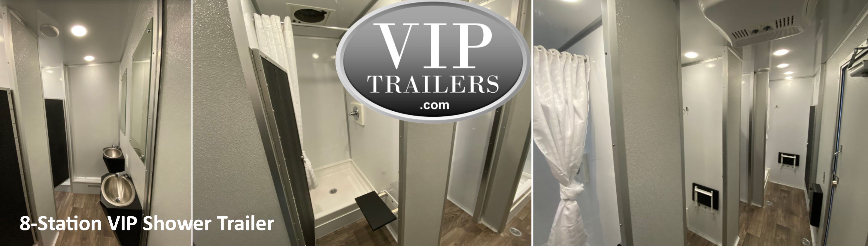 Restroom Trailer Rental | Luxury Portable Restrooms | VIP Trailers®