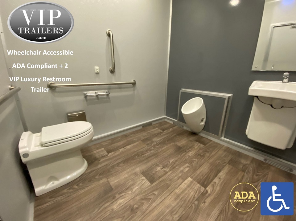 Restroom Trailer Rental | Luxury Portable Restrooms | VIP Trailers®